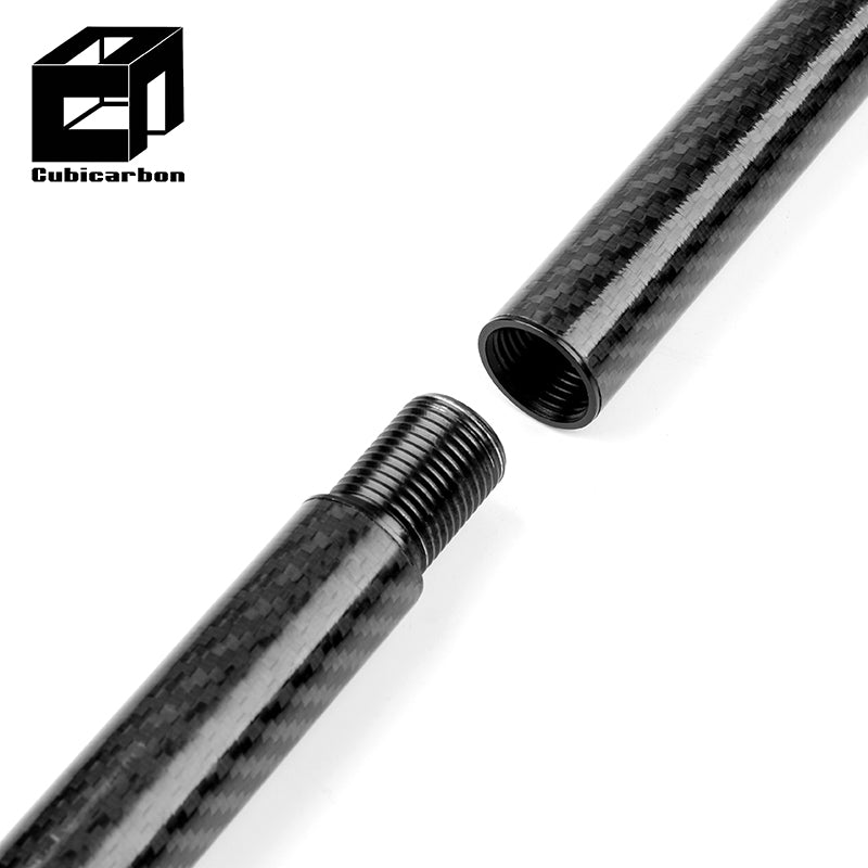 OEM Carbon Fiber Tube Thread Connector Carbon Fiber Telescopic Pole ...