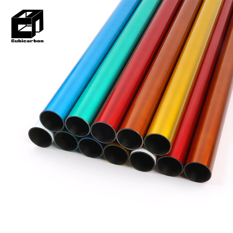 OEM High Strength Colorful Carbon Fiber Carbon Fiber Tube 100% Real 3K ...