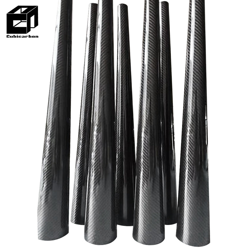 Customized One Piece High-Quality Carbon Fiber Tapered Tube Conical Ca ...